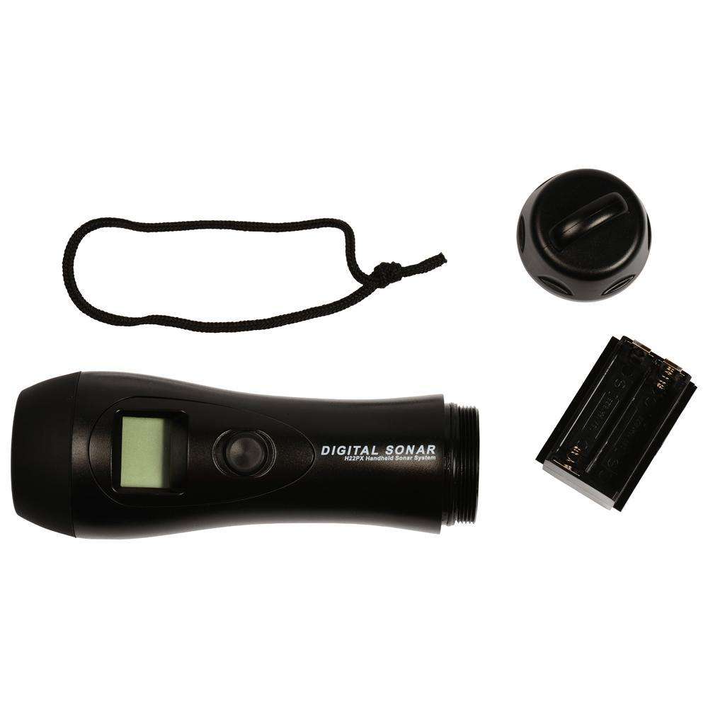 HawkEye Handheld Depth Finder w/Air & Water Temperature - Wrist Strap ...