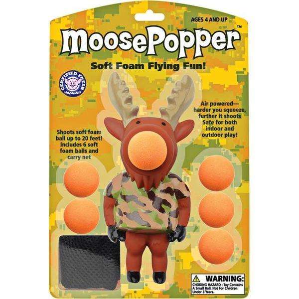 Hog Wild Moose Popper - Soft Foam Flying Fun/Outdoors/Air Powered ...