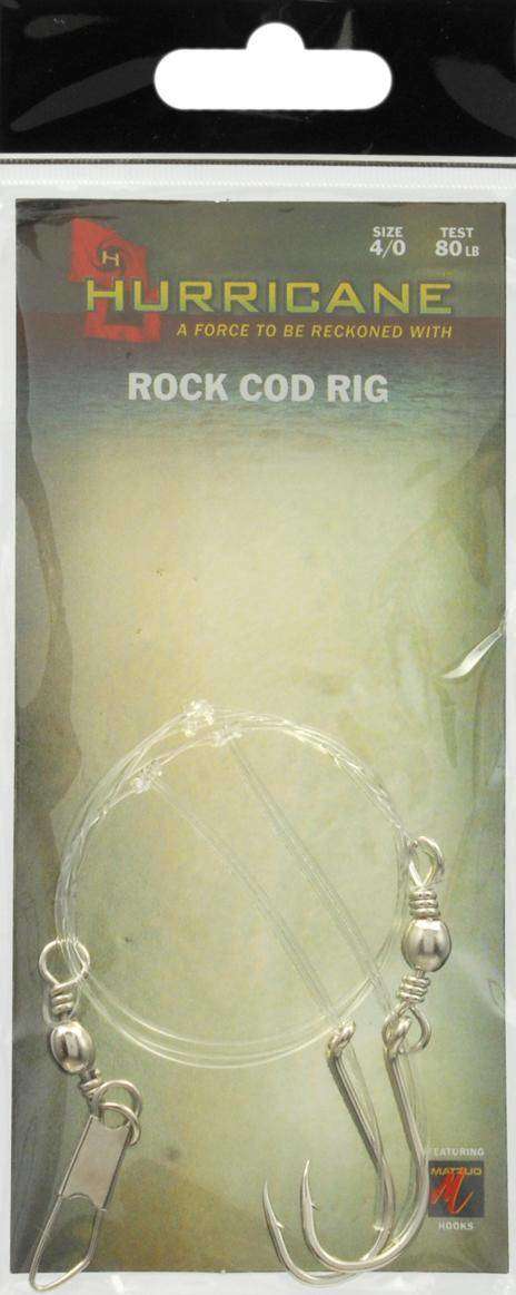 Hurricane Rock Cod Rig Size #5/0 - 2 Forged Nickel Octopus Hooks ...