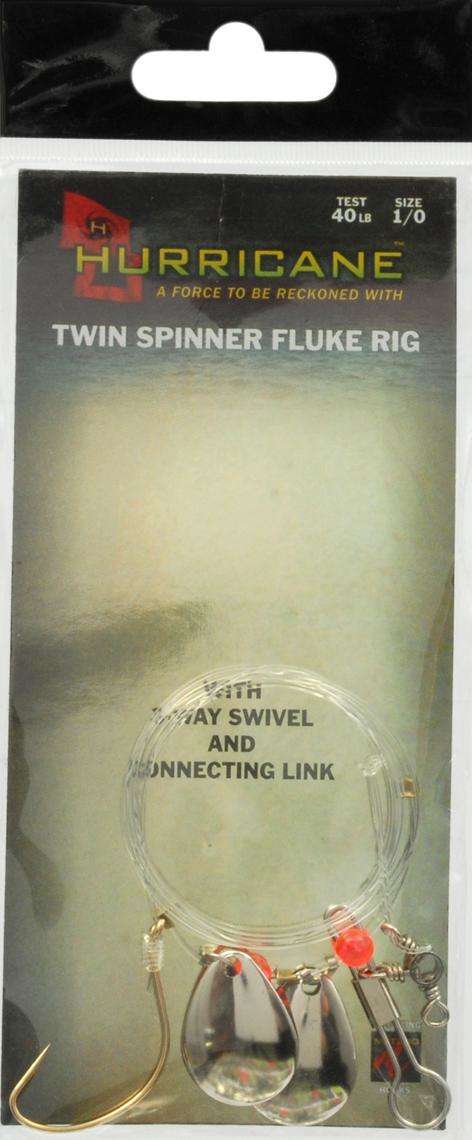 Hurricane Twin Spinner Fluke Rig - Irresistible To Fluke & Other ...