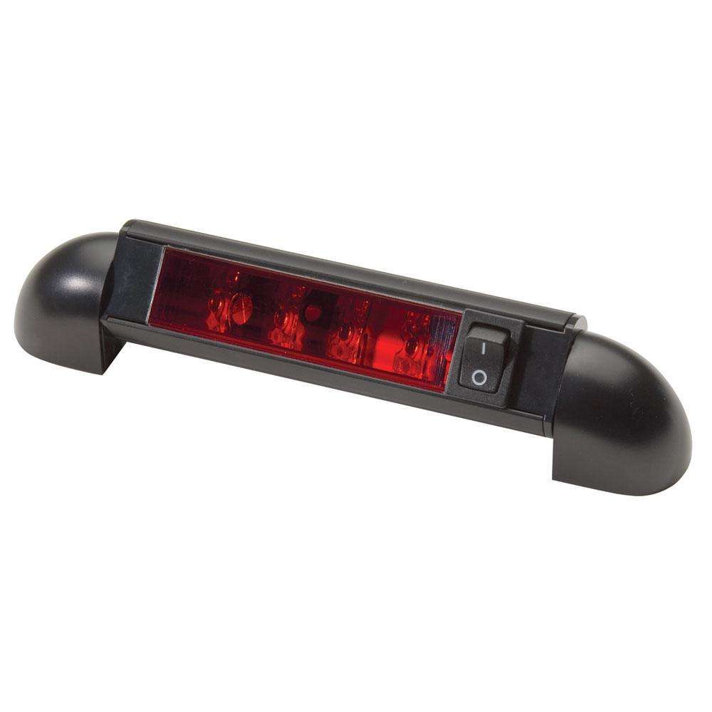 Innovative Lighting Adjustable Bunk Light Red Led Black Case - Rotating ...