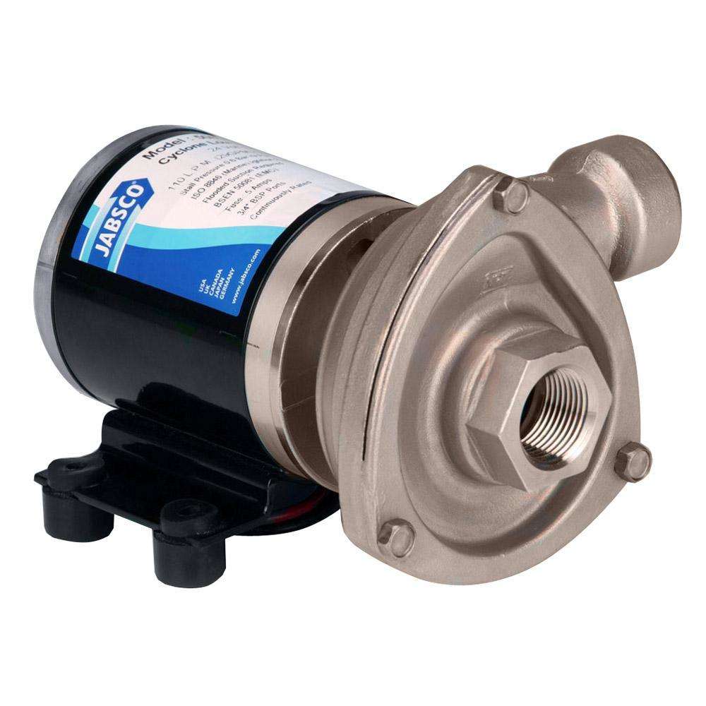 Jabsco Low Pressure Cyclon Centrifugal Pump 12V - Long-Life DC Motor ...