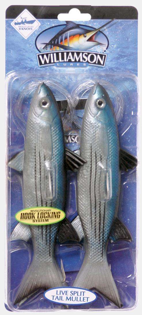 Live Split Tail Mullet 9'' Rigged Blue - Live Splt Tail Mullet 09 - R ...