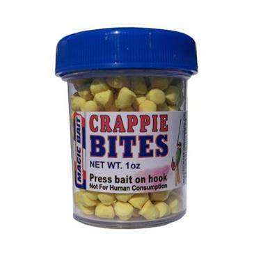 Magic Bait Crappie Bites Yellow - Press Bait On Hook Not For Human ...
