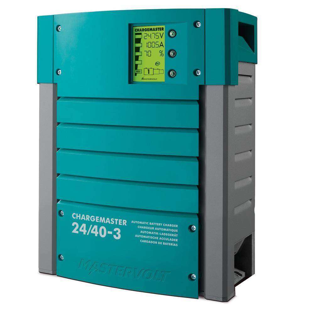 Mastervolt Chargemaster 40 Amp Battery Charger 3 Bank 24V - Clear ...