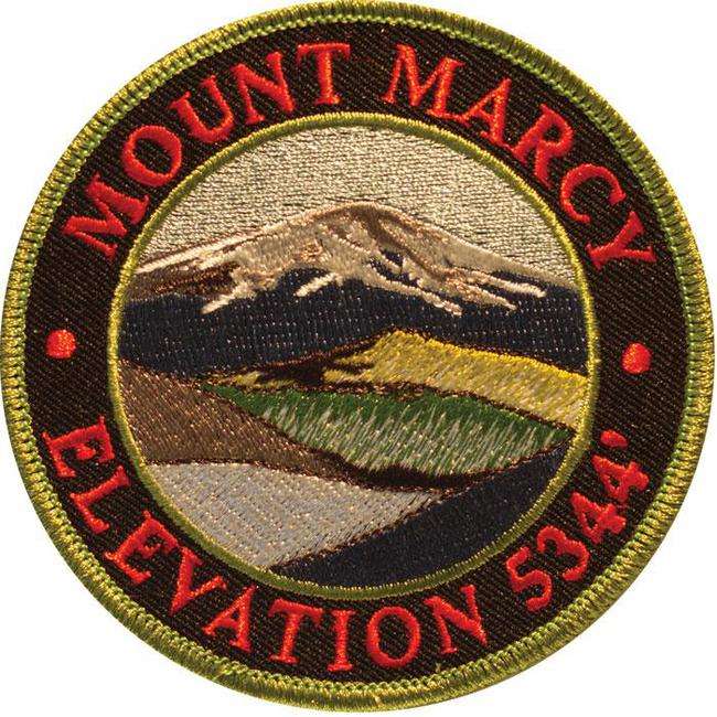 Match Mount Marcy Elevation 5344 Patch - Sew On Embroidered Patch, Usa ...