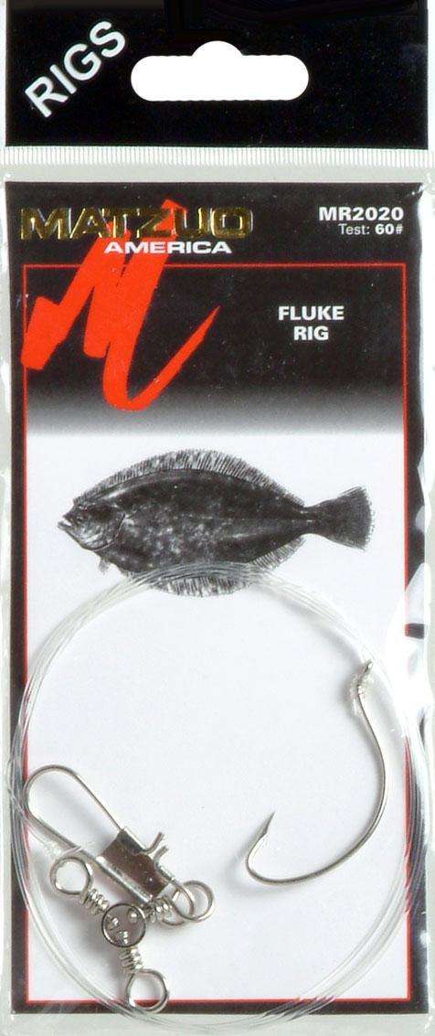 Matzuo Fluke Rig 2 Piece Size 2/0 - Spinner & Bucktail To Attract Fish ...