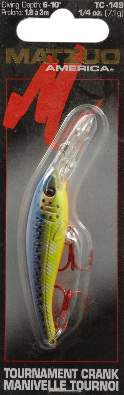 Matzuo White Satin Tournament Crankbait 2.5'' - Quality Red Chrome ...