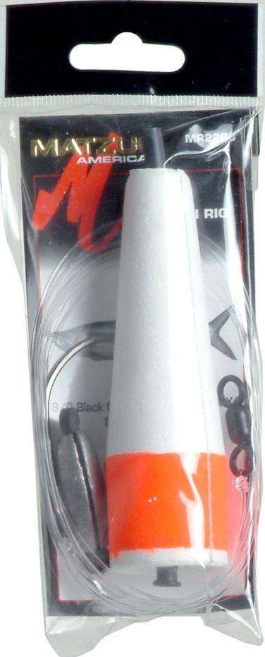 Matzuo Orange/White Tarpon Rig w/Float - High Strength Circle Hook ...