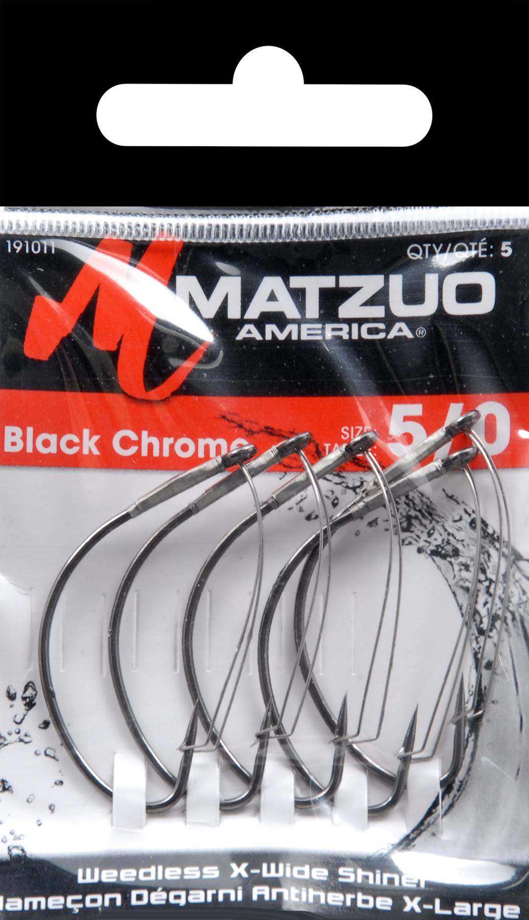 Matzuo Weedles Xwd Shiner #6/0 Black Crome - Can Be Used With Night ...