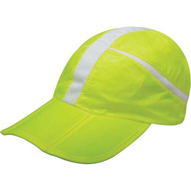 Mega Cap Nylon Yellow Folding Bill Cap - Adjustable Self-Fabric Strap ...