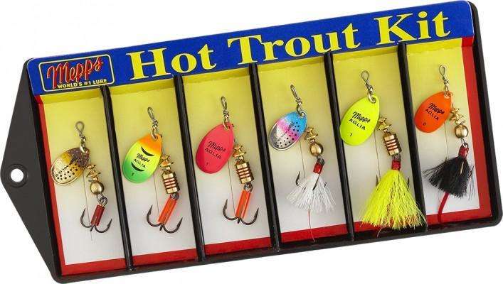 Mepps Hot Trout Spinners Kit - Perfect For Stream Or Lake/Solid Brass ...