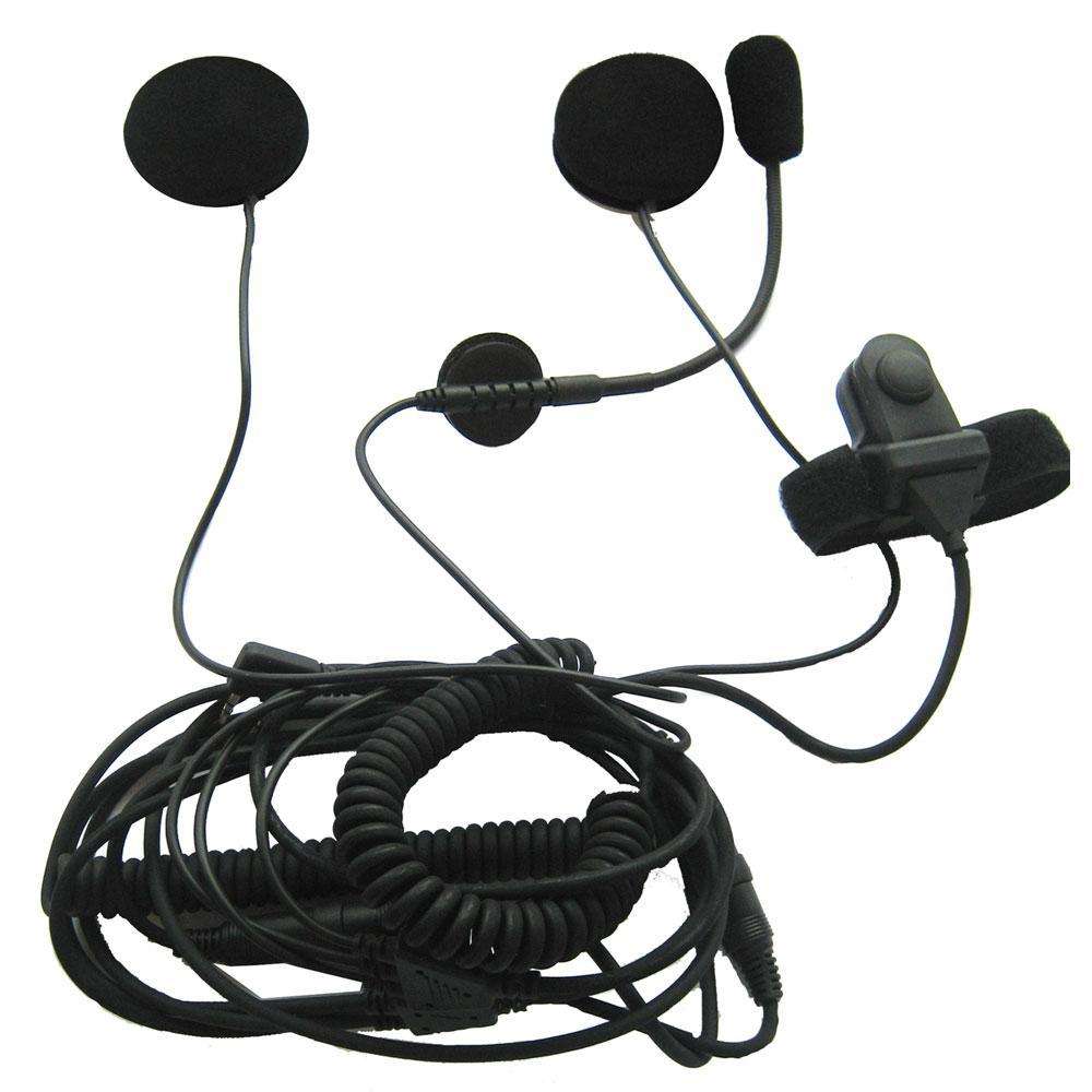 Midland Avp-h1 Open Face Helmet Headset W/boom Mic - Outdoors/frs ...