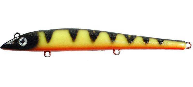 Musky Mania Glitter Weighted Burt Jerk Bait - Designed w/Low Frequency ...