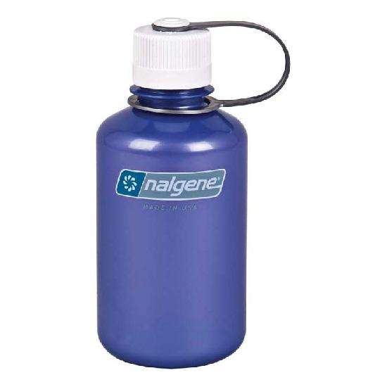 Nalgene Translucent Purple w/White Lid 1 Pint Narrow Mouth Water Bottle ...