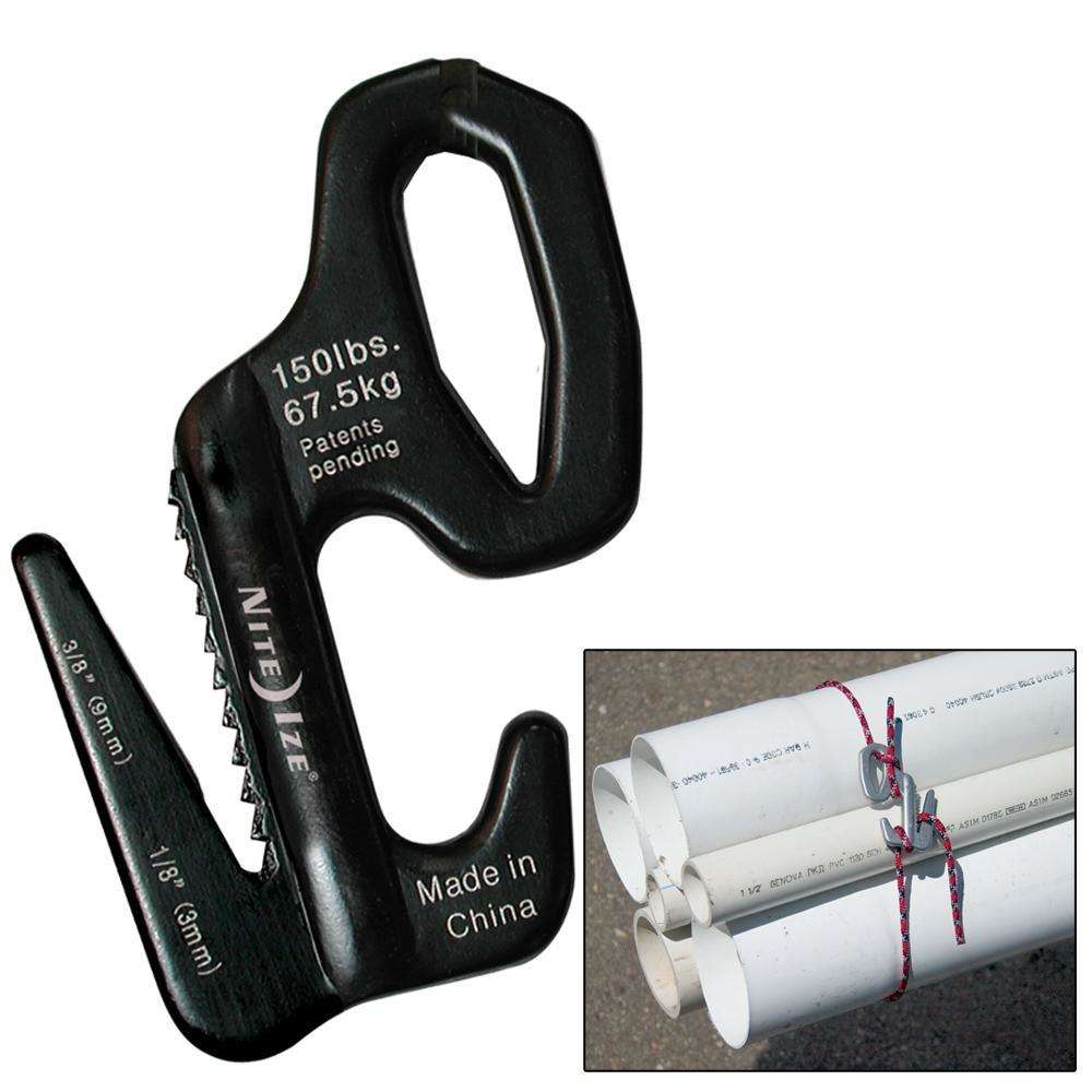 Nite Ize Black Figure 9 Small Single Pack - Loop System/Fixed End ...