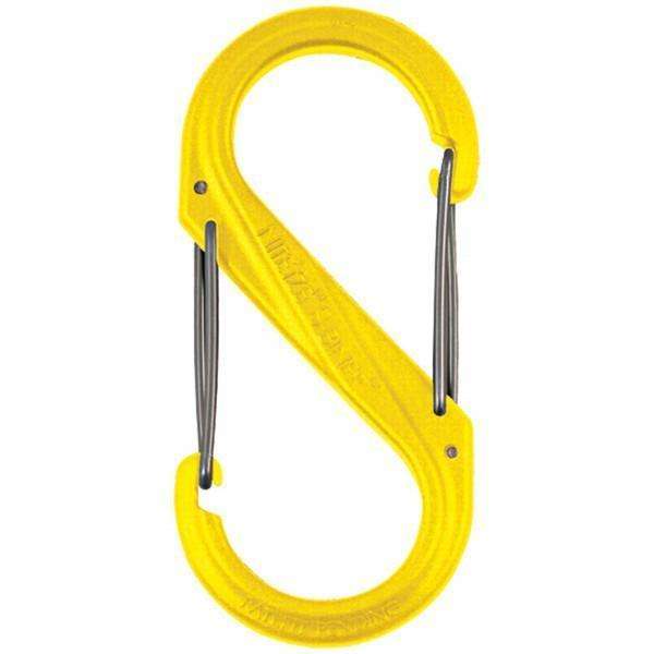 Nite Ize Yellow S-Biner Plastic #2 - #2 Dimensions: 2'' x 1'', Load ...