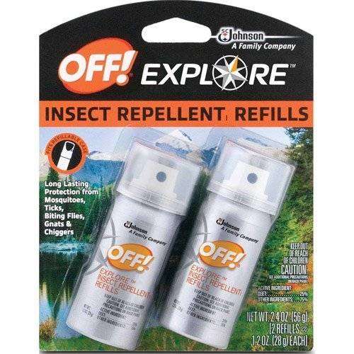 Off! Explore Insect Repellent Canister Refills - Refillable Case, Leak ...