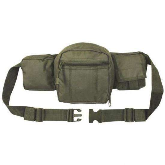 OLIVE DRAB TACTICAL WAIST FANNY BUTT PACK w/Pockets - Fully Adjustable ...