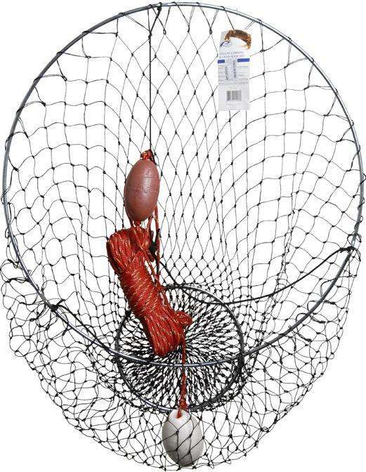 Promar Lobster Crab Net Kit 36'' - Heavy-Duty Polyethylene Netting/20 ...