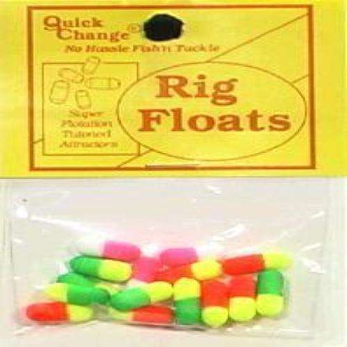 Quick Change Systems Rig Floats 15 Pack 1/4 Ounce - For Spinners & Live ...