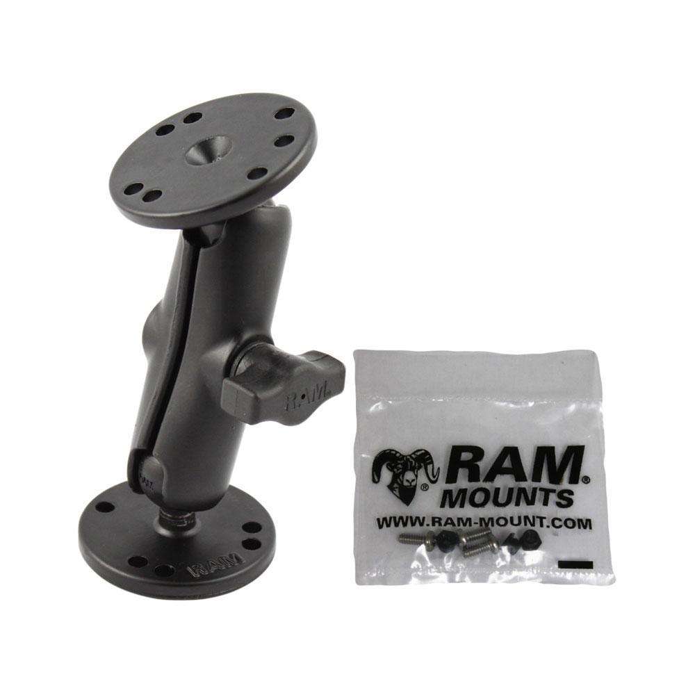 RAM Mount Double Socket Arm f/Garmin Marine Fixed Mount GPS 1 ...