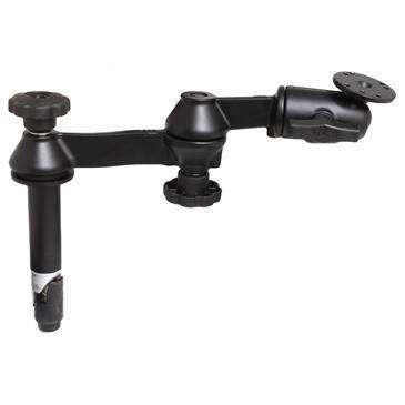 RAM Mount Double Swing Arm w/4" Male Tele-Pole - No Female, High ...