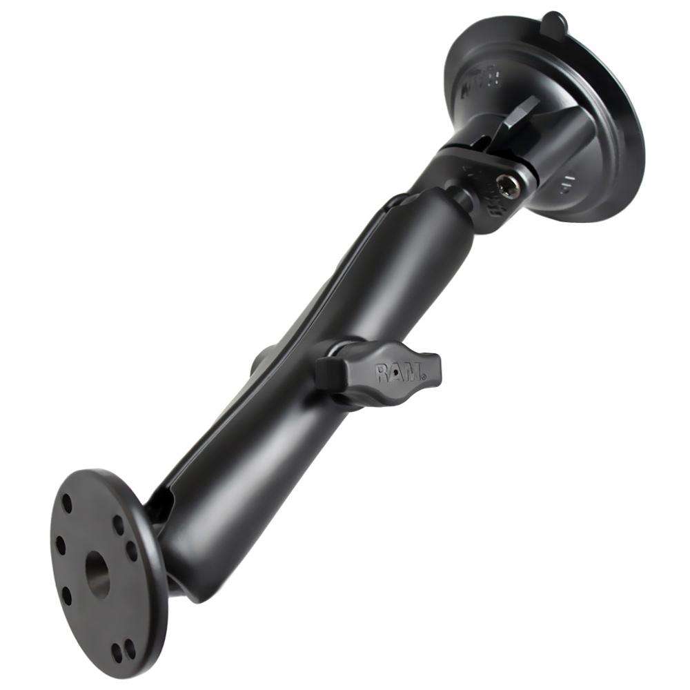 Ram Mount Twist Lock Suction Cup Mount W/Long Double Socket Arm at ...