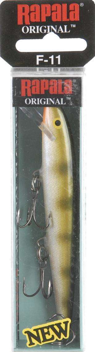 Rapala Yellow Perch Original Floater 11 Lure 3/16 Ounce - One Go To Lure at OutdoorShopping