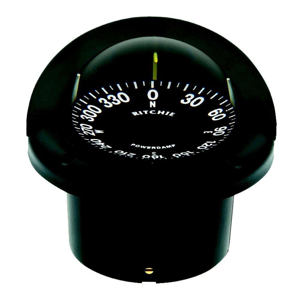 Ritchie Black HF-742 Helmsman - Movable Sun Shield/45 Degree Lubber ...