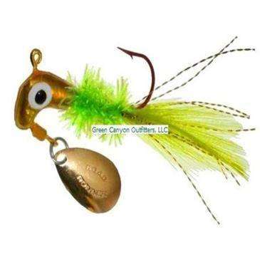 Road Runner Chartreuse/Black/Chartreuse Gold Series 1/8 Ounce - Fishing ...