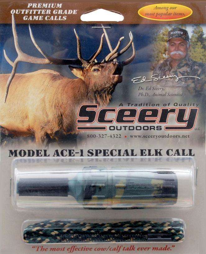 Sceery Outdoors Model Ace-1 Special Elk Call - Effective Cow/calf Talk ...