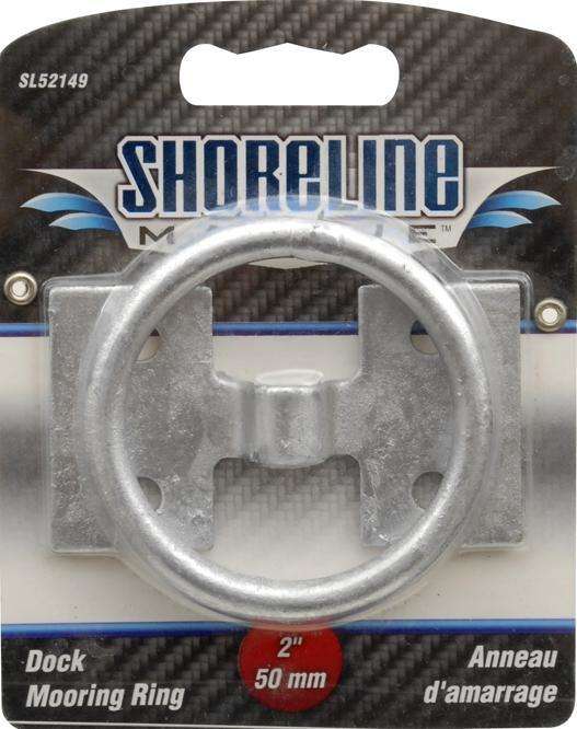 Shoreline Marine Dock Galvanized Mooring Ring 2'' - Mounts Easily To ...