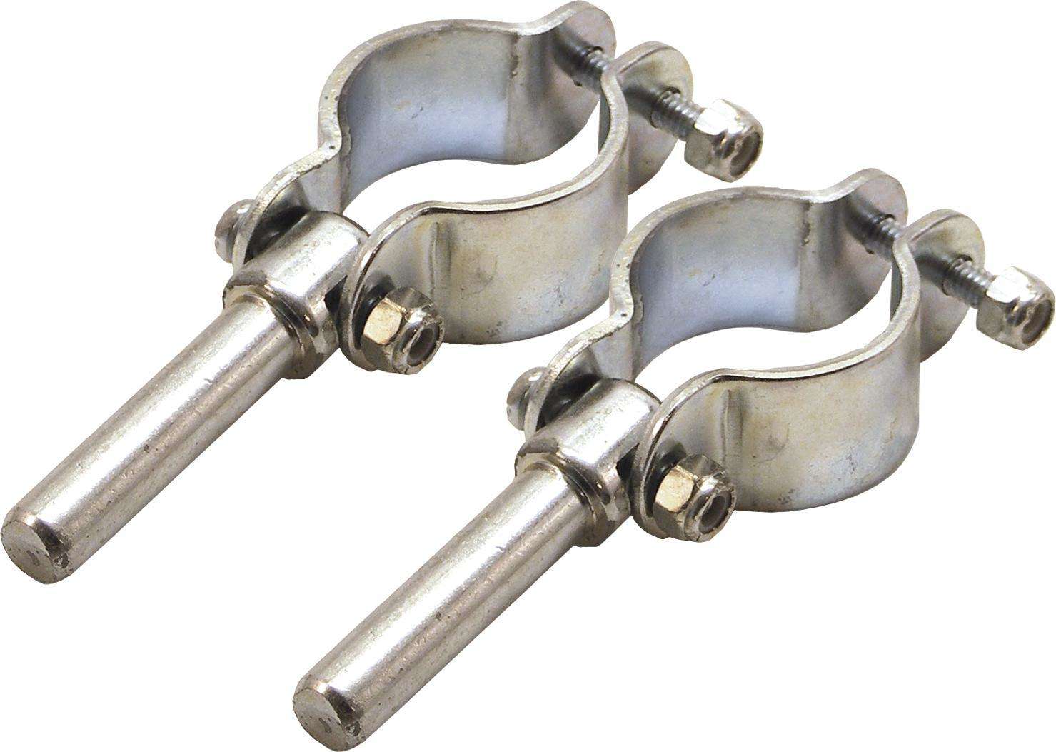 Shoreline Marine Oarlock Clamp-Pair - Plated For Long Wear/No Drilling ...