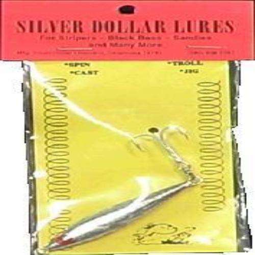 Silver Dollar White Ghost Minnow Fishing Lure - High Quality/Long ...