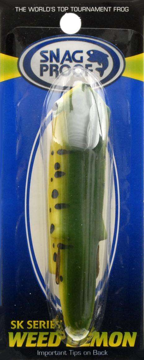 Snag Proof Firetiger Weed Demon Fishing Lure/Hook .75 Ounce - Hollow ...