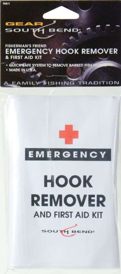 South Bend Emergency 1st Aid Kit - Pattented Hook Removel Tool, Quick ...