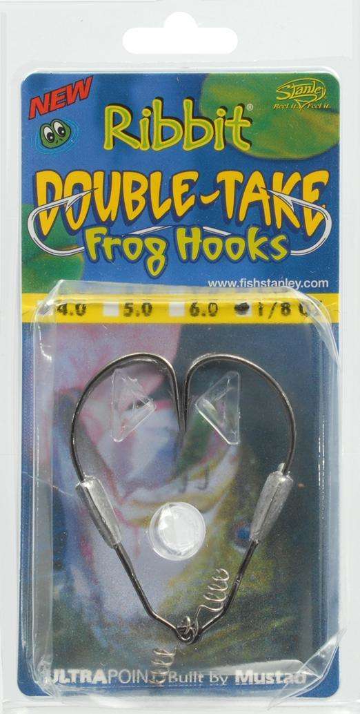 Stanley Ribbit Double Take Hooks Weighted 1/8 Ounce Size 4/0 - Frog ...