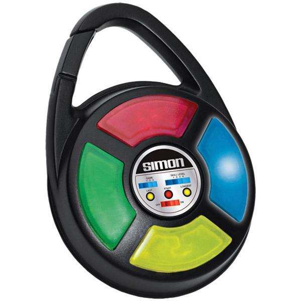 Sun Simon Electric Carabiner Game - Repeat Flashing Light & Sounds ...
