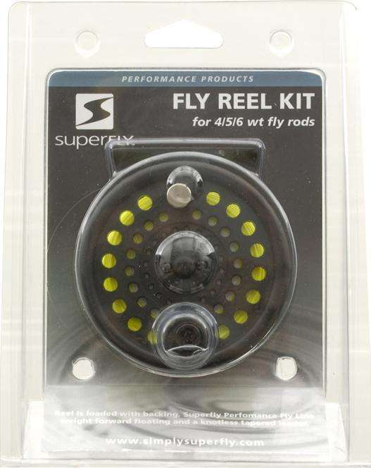 SuperFly Fly Reel Kit 7/8/9 w/Line - For Right Or Left-Handed Retrieves ...