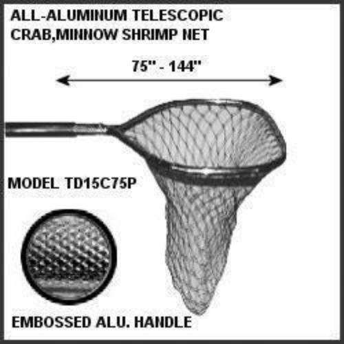 Tackle Factory Aluminum Telescopic Crab/Minnow/Shrimp Net - Strong ...