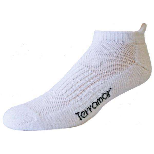 Terramar White ATP Ankle Coolmax Socks Medium - Moves Moisture To Keep ...