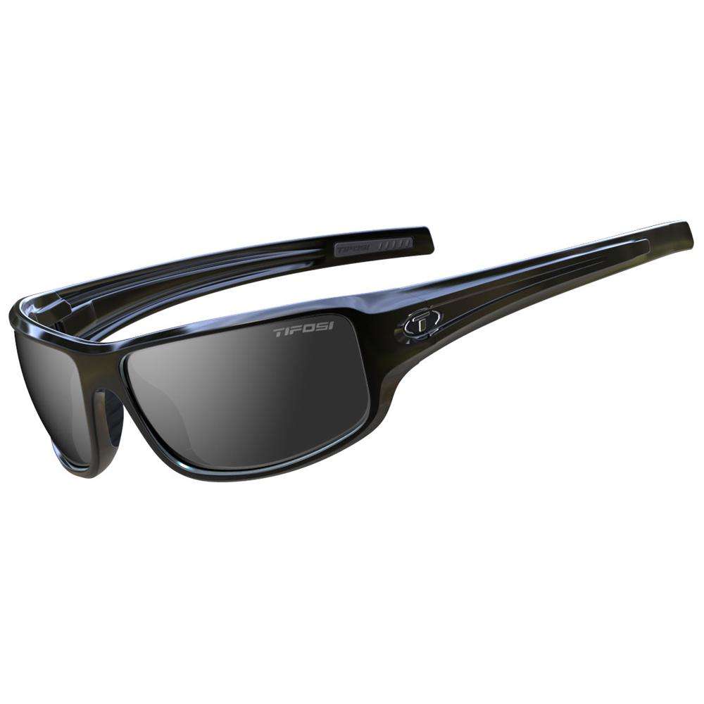 Tifosi Gloss Black Bronx Smoke Lens Sunglasses - Shatterproof ...