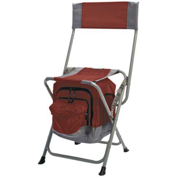 Travel Chair Red Anywhere Cooler Chair - Insulated Cooler/Room For A ...