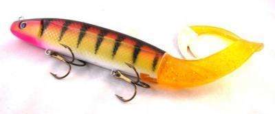 Tyrant Tackle Lure Sucker - Hard Body/Rubber Tail/Tail Is Replaceable ...