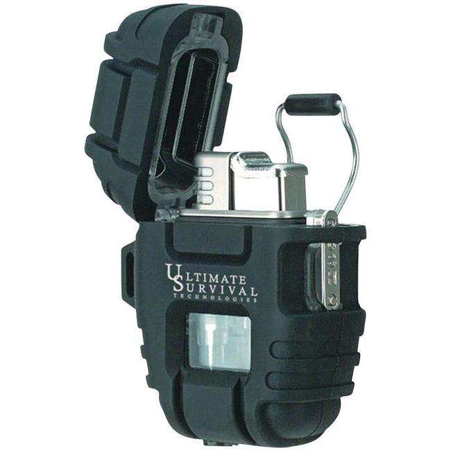 Ultimate Survival Black Delta Matte Storm Proof Lighter - Winds Up To ...