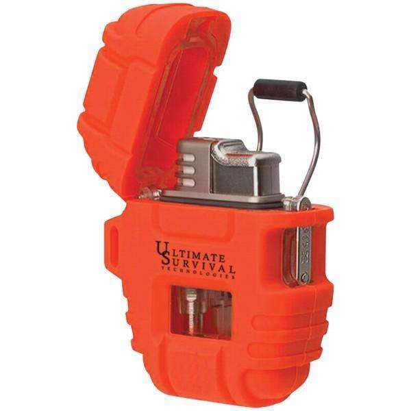 Ultimate Survival Blaze Orange Delta Lighter -strom Proof, Winds Up To ...