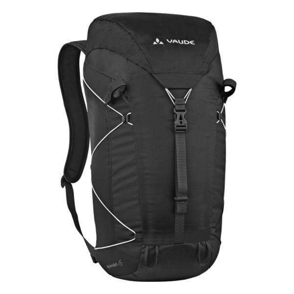 Vaude Black Minimalist 15 Liter Backpack - Side Compression Draw Cord ...