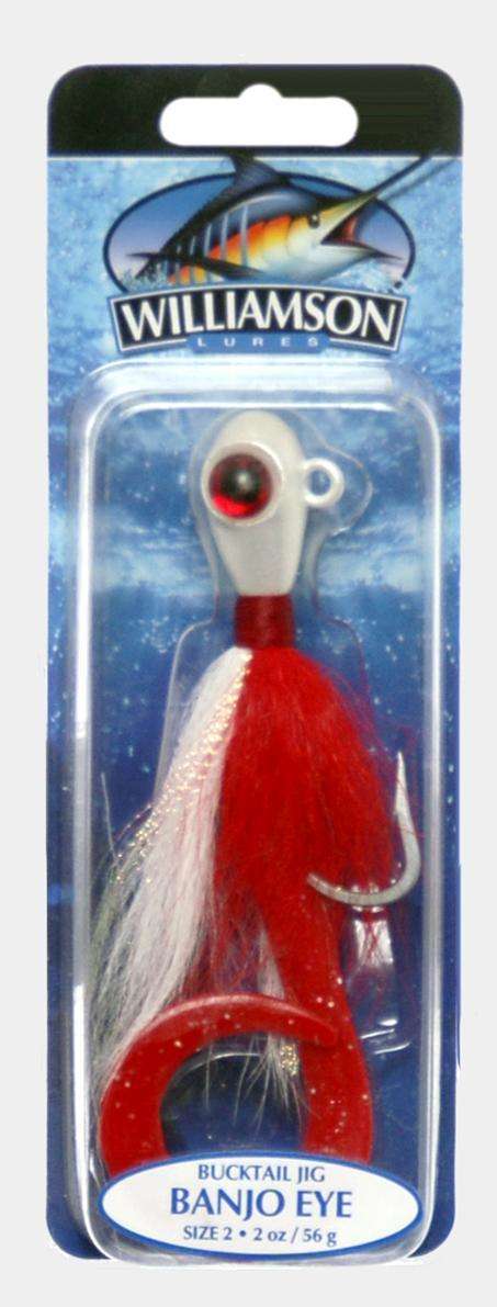 Williamson Red/white Banjo Eye Jig 2 Ounce - Excels When Vertical ...