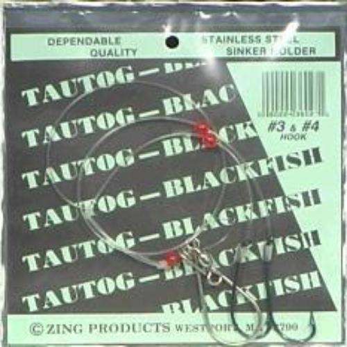 Zing Tautog Blackfish Rig #3 & #4 Hook - Dependable Quality/Long ...